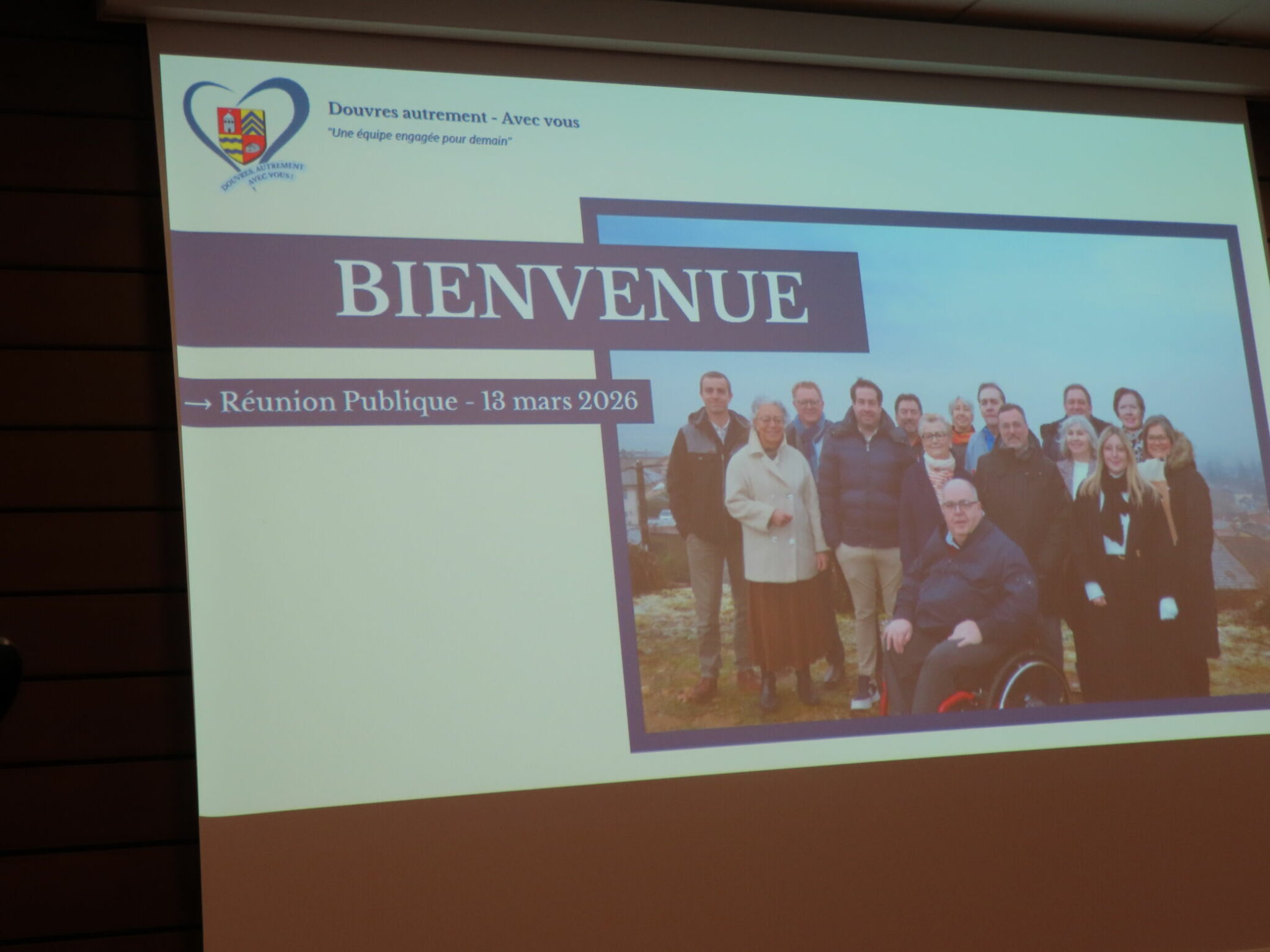 vendredi 13 mars 2026 : municipales, réunion publique de la liste ...